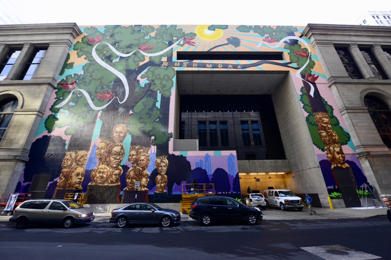 Kerry James Marshall Mural on the Chicago Cultural Center Unveiled ...