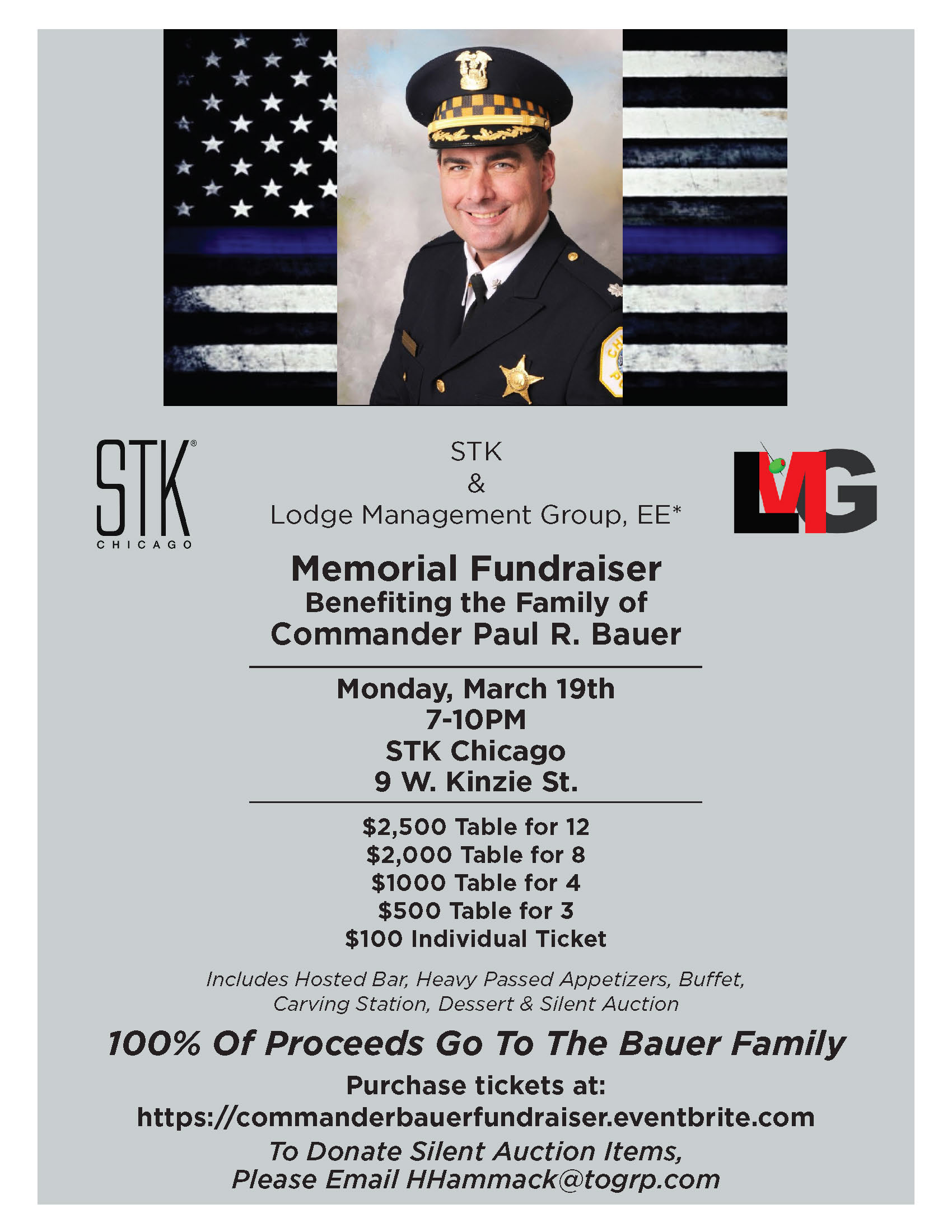 STK & Lodge Management Group – Memorial Fundraiser Benefiting the ...