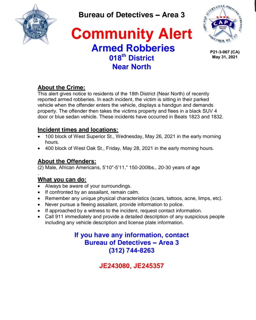 CPD Community Alerts — RNRA Chicago