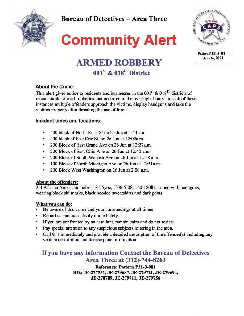 CPD Community Alerts — RNRA Chicago