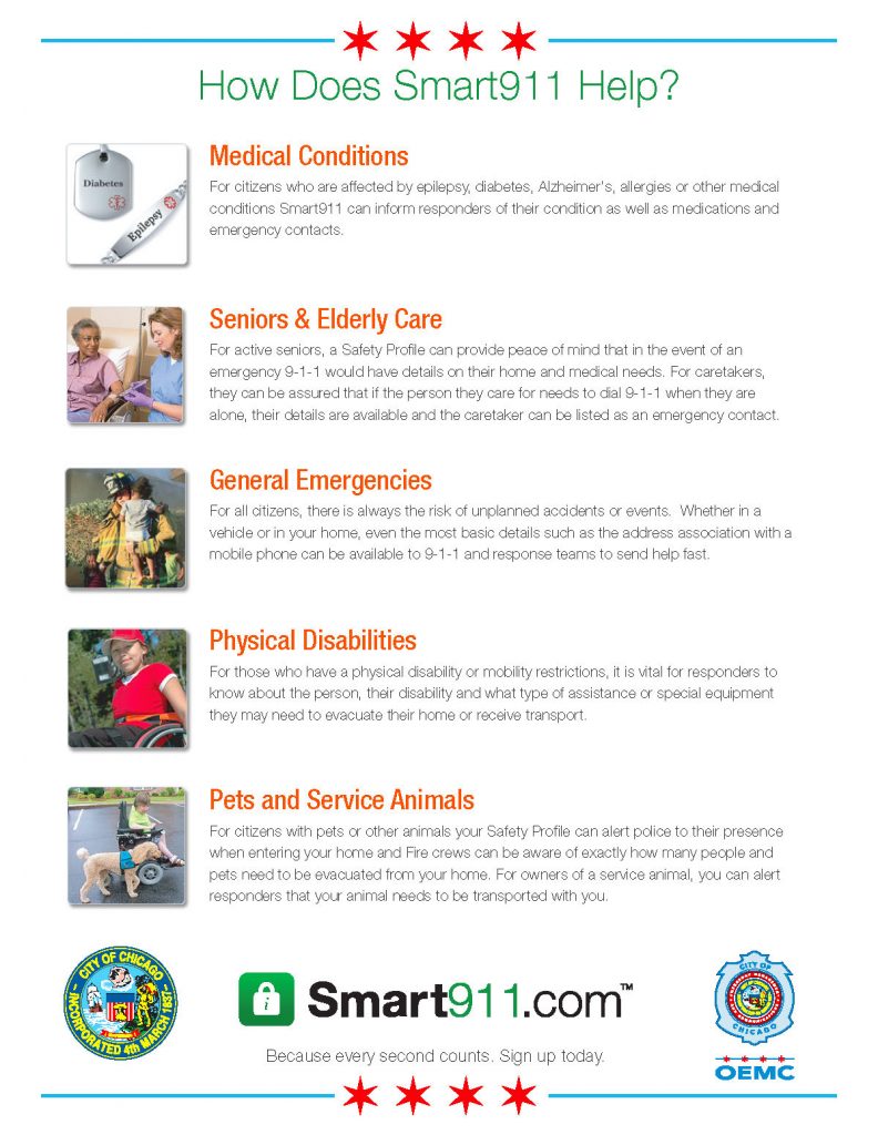 Smart 911 – New Free Service to help you when you call 911 — RNRA Chicago