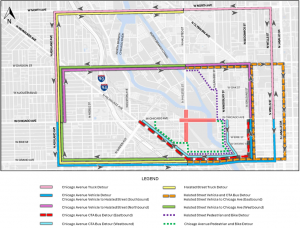 Chicago Ave Bridge Project Update to Alleviate Vehicular Traffic — RNRA ...