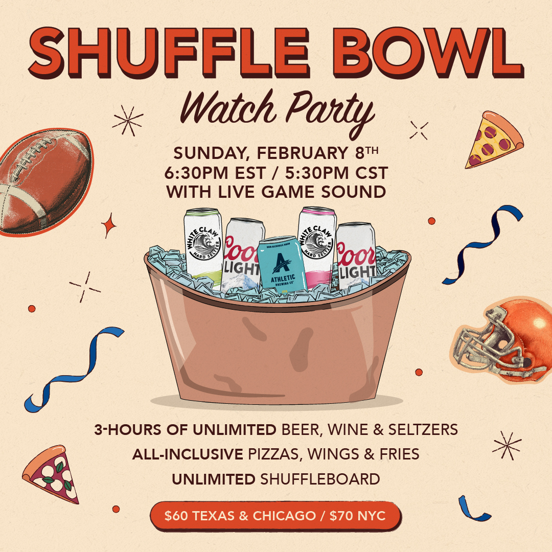 Shuffle Bowl Watch Party at Electric Shuffle — RNRA Chicago